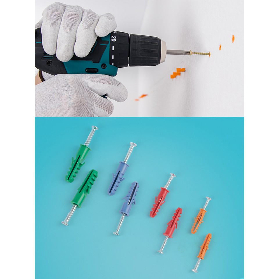 #M21 พุกตะปู พุกพลาสติก ขนาด 6mm , 8mm , 10mm ,12mm Multipurpose ...