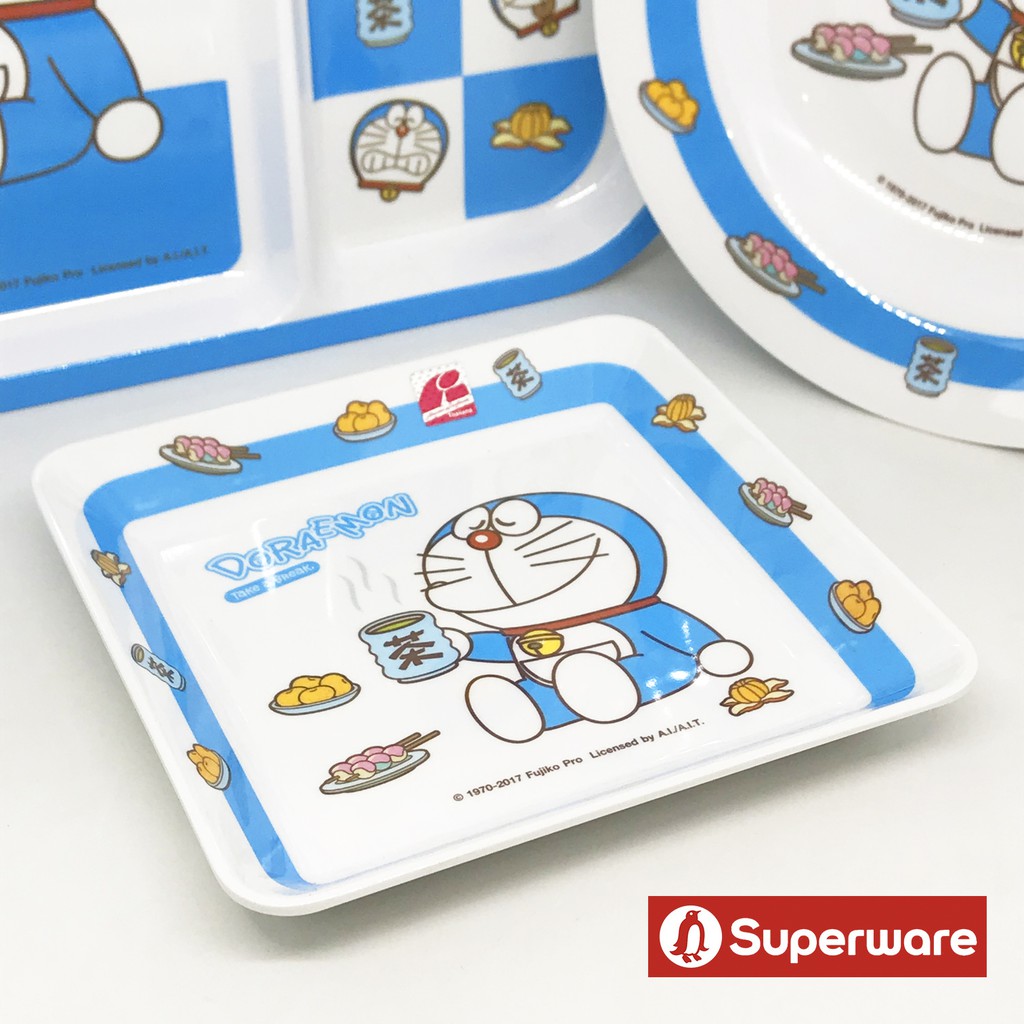 โดเรม่อน เทคอะเบรค จานเมลามีน ช้อนส้อม แก้วน้ำเด็ก DORAEMON Superware ศรีไทยซุปเปอร์แวร์ [ขายแยก ...