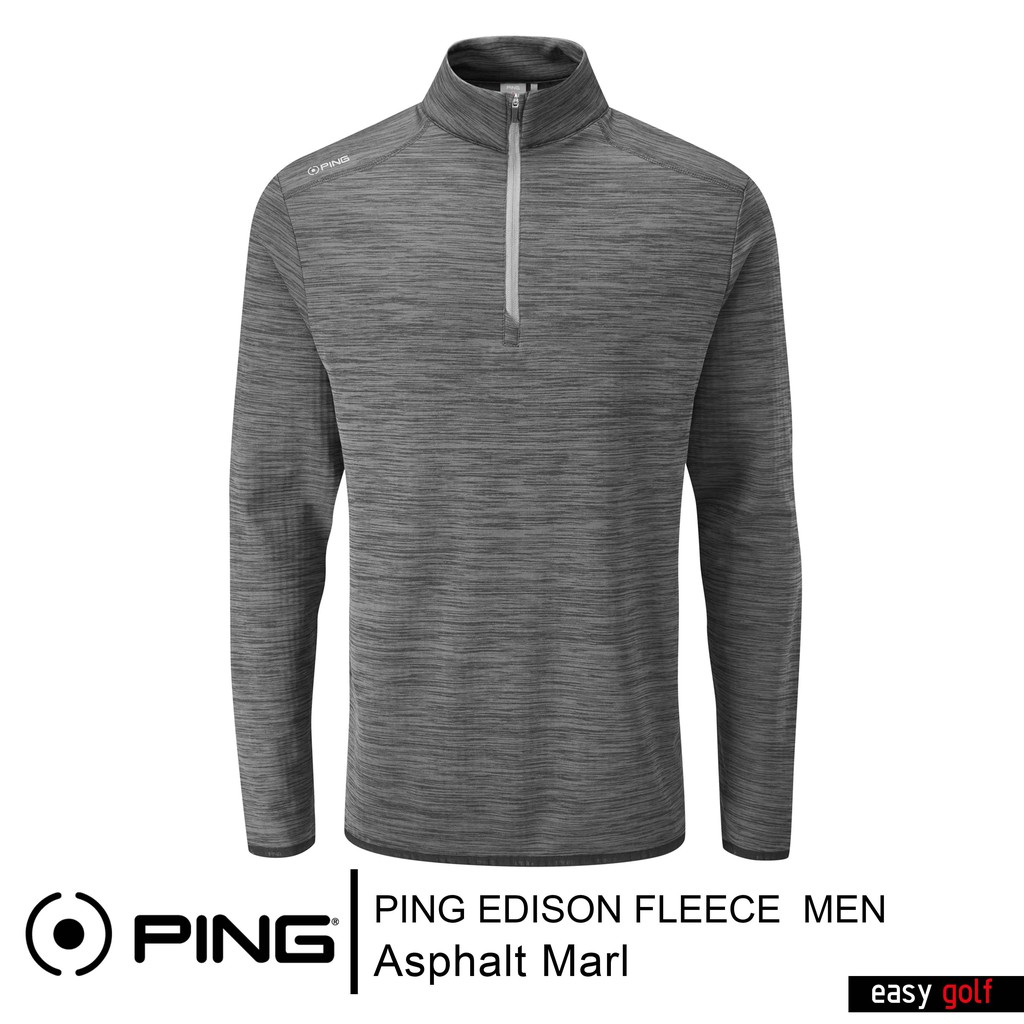 PING EDISON FLEECE PING MEN'S OUTERWEAR เสื้อกีฬากอล์ฟแขนยาวผู้ชาย ...