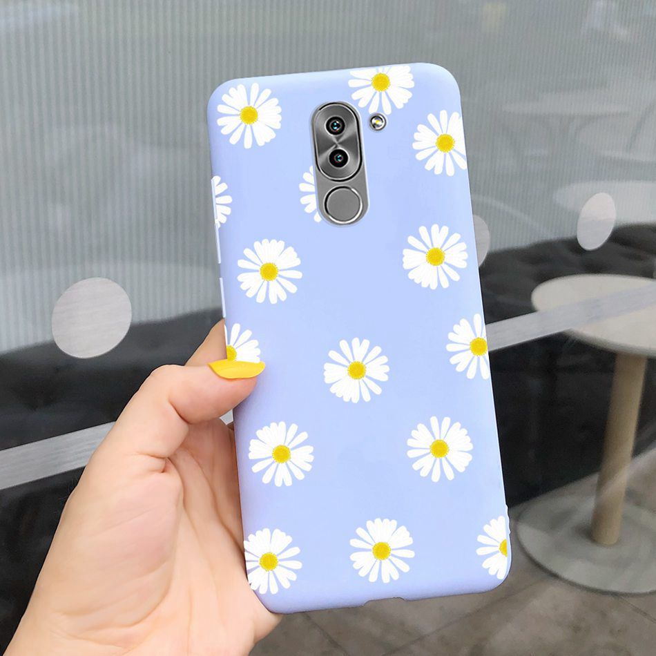 เคสโทรศัพท์มือถือซิลิโคนลายดอกทานตะวันสําหรับ Huawei Gr5 2017 / Mate 9 ...
