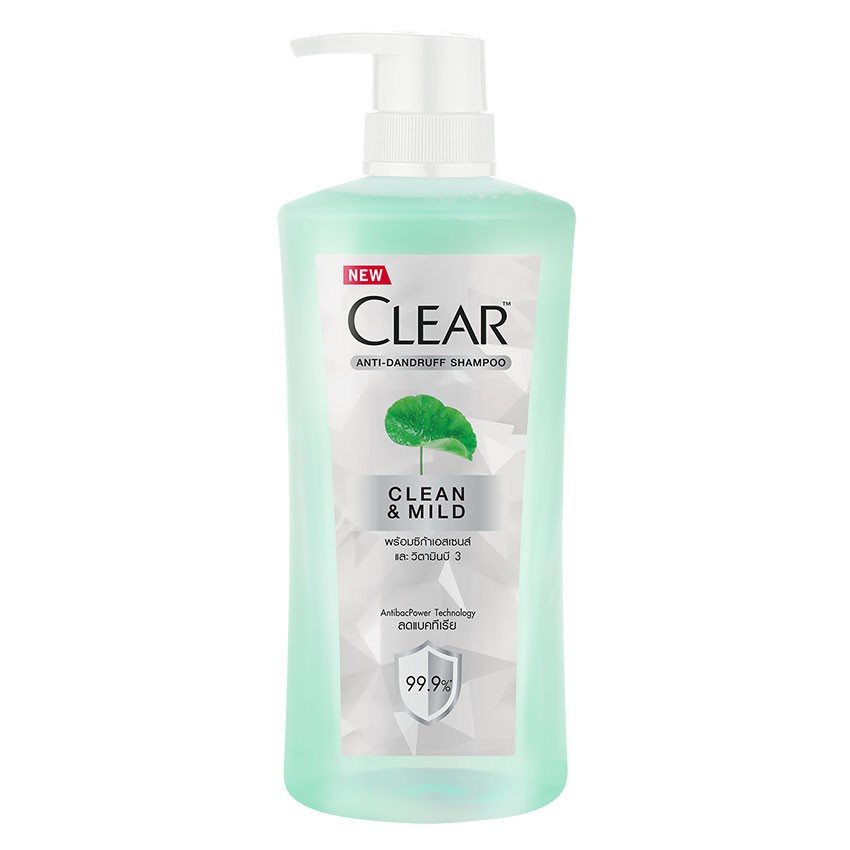 Clear Anti Dandruff Shampoo Ultra Zero Clean&Mlid 480ml เคลียร์ชมพู ...