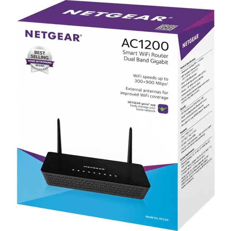 NETGEAR R6220 AC1200 Smart WiFi Router | Shopee Thailand