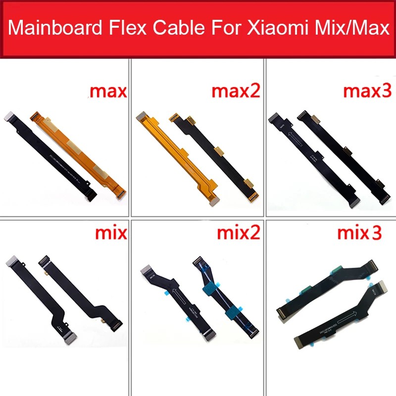 เมนบอร์ด LCD Flex สําหรับ Xiaomi Mi Max Mix 2 2S 3 หลักเมนบอร์ด Flex ...