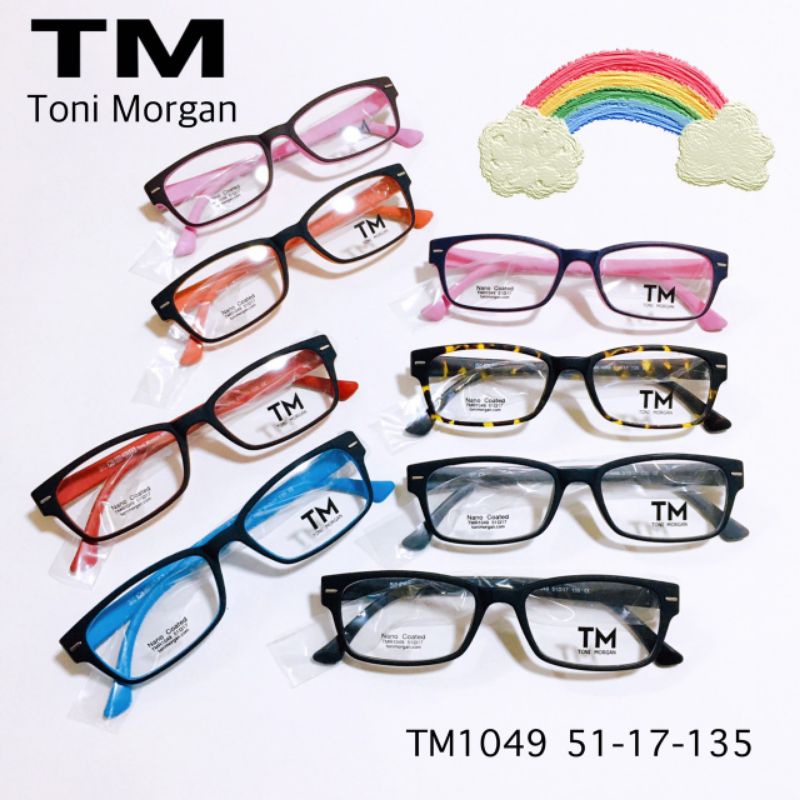 กรอบแว่นตาทรงเหลี่ยมเล็ก Toni Morgan รุ่น TMR 1049 น้ำหนักเบา ยืดหยุ่น ...