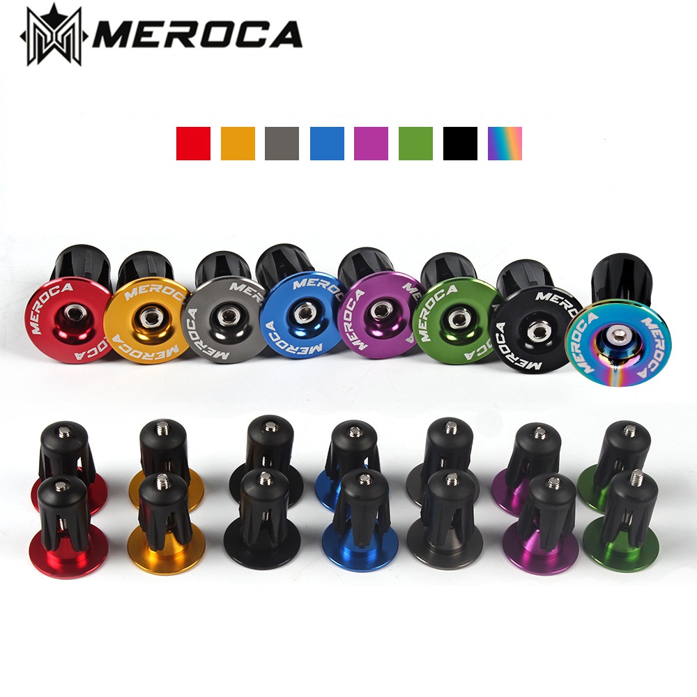 Meroca จุกปิดปลายแฮนด์บาร์ อะลูมิเนียมอัลลอย สําหรับรถจักรยานเสือภูเขา ...