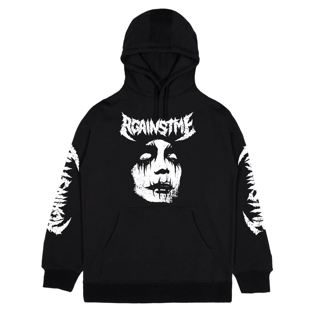 Against Me เสื้อฮู้ดรุ่น AM-Outerwear-005-CORPSE PAINTS-BLACK | Shopee ...