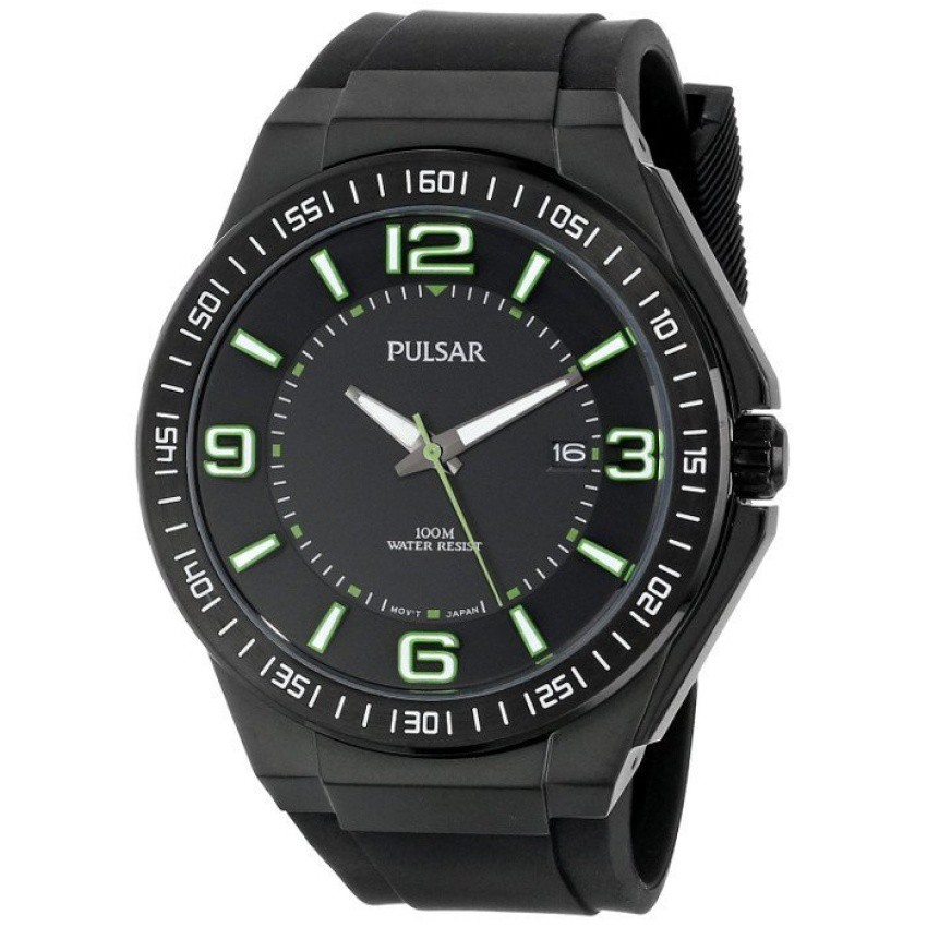 Pulsar นาฬิกาข้อมือชาย PS9227 Analog Display Japanese Quartz Black ...
