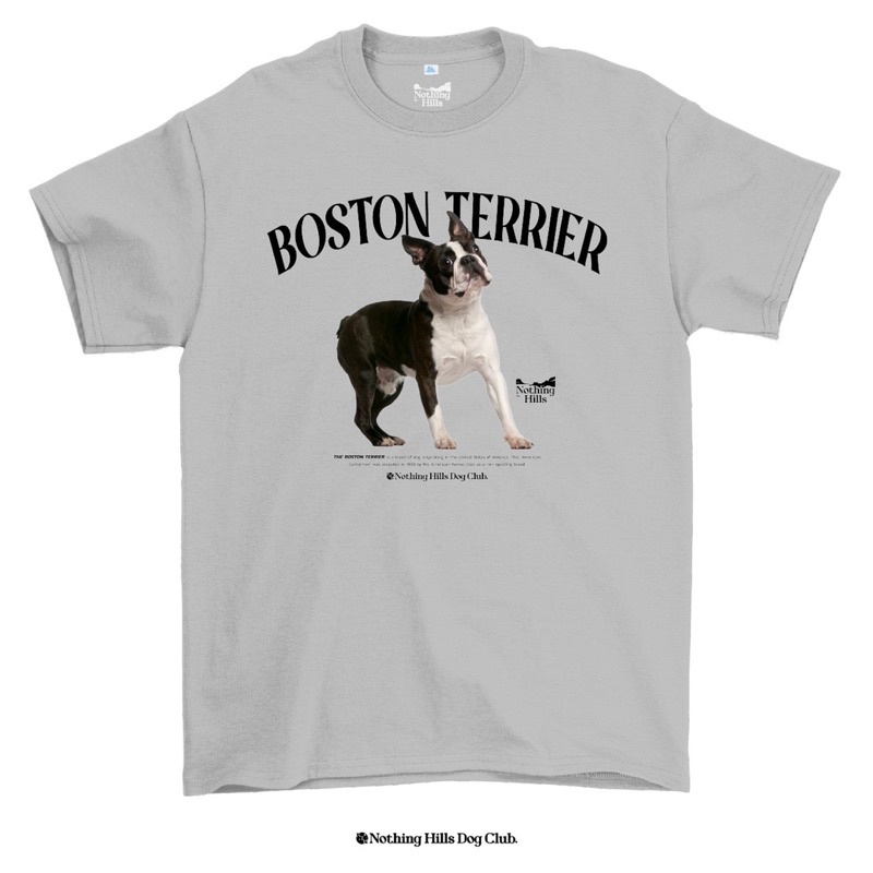 เสื้อยืดผ้าฝ้ายพิมพ์ลาย【hot tshirts】เสื้อยืดลาย BOSTON TERRIER ( บอสตันเทอร์เรียร์ ) Classic ...