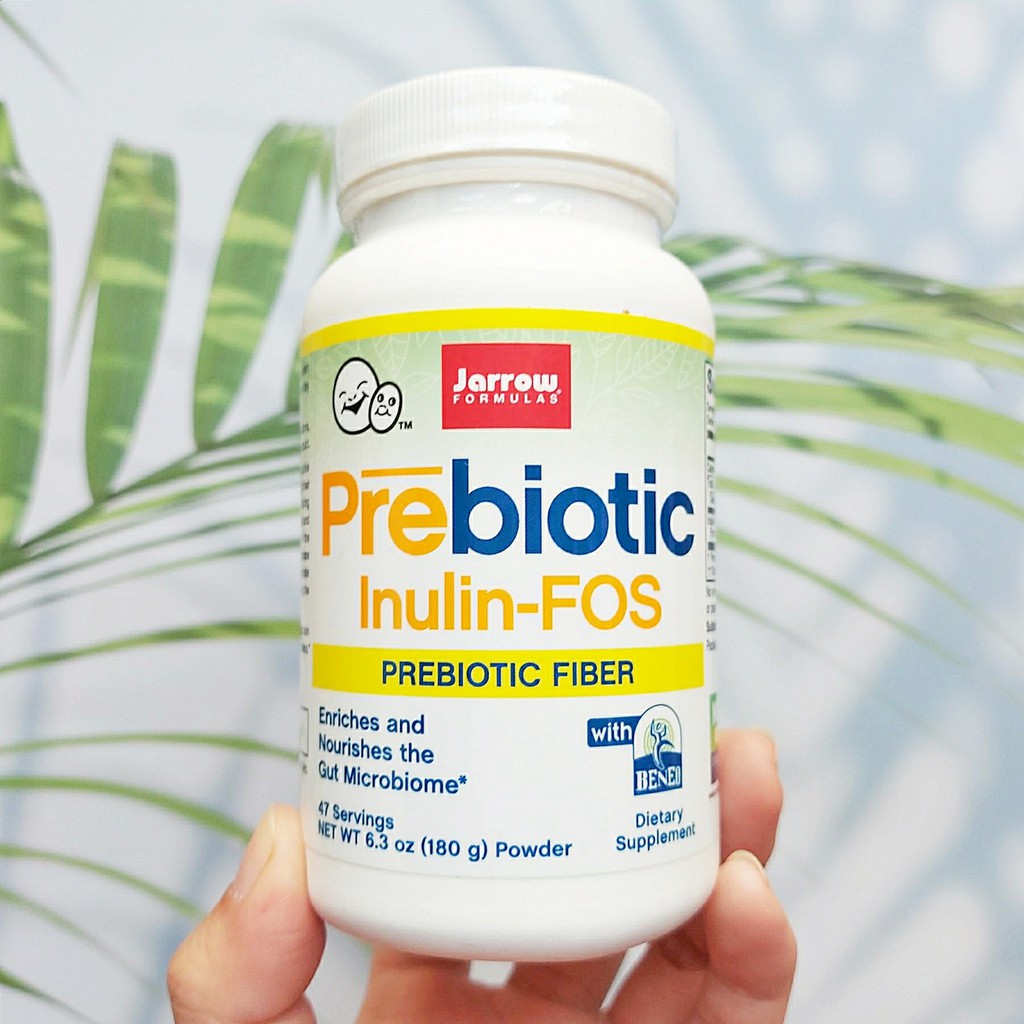 อินนูลินฟลุคโตผง Prebiotic Inulin-FOS with Fiber, Powder 180g (Jarrow ...