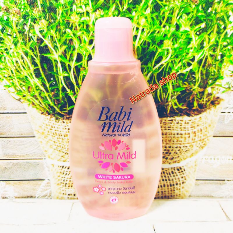 Babi mild Ultra mild White Sakura 200Ml. (แท้100%) | Shopee Thailand