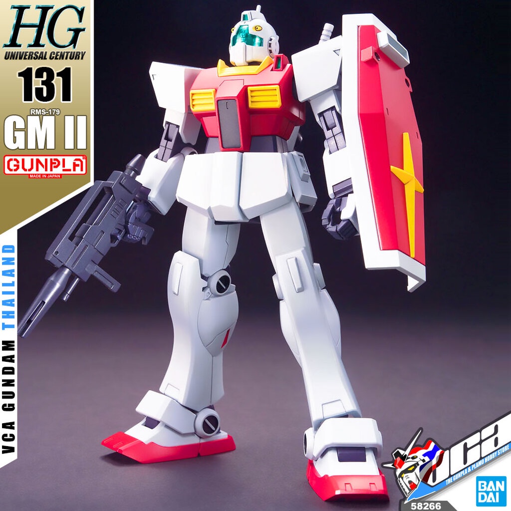 ⭐️ BANDAI GUNPLA HIGH GRADE UNIVERSAL CENTURY HGUC HG 1/144 RMS-179 GM II ประกอบ หุ่นยนต์ โมเดล ...