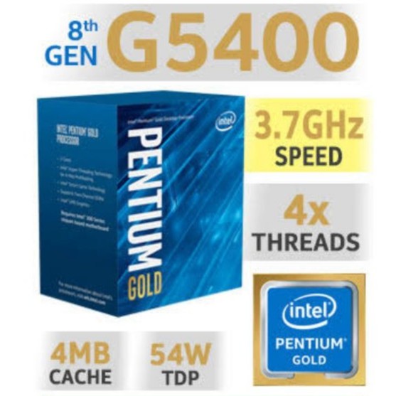 CPU INTEL PENTIUM G5400 (Socket 1151V2) มือสอง พร้อมส่ง แพ็คดีมาก!!! [[[แถมซิลิโคนหลอด พร้อมไม้ ...