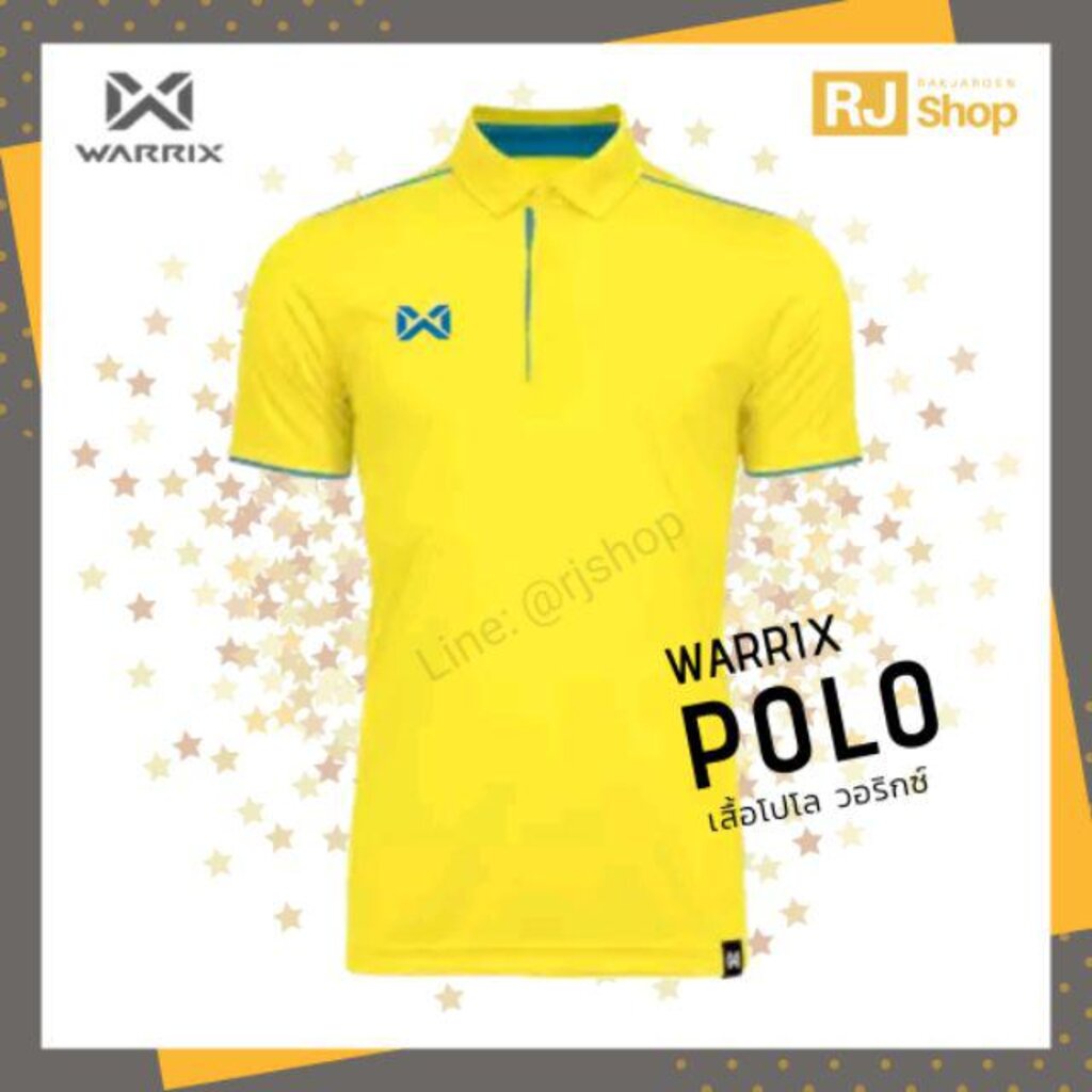 เสื้อโปโล WARRIX (WA-3326) - โทนสีเหลือง | Shopee Thailand