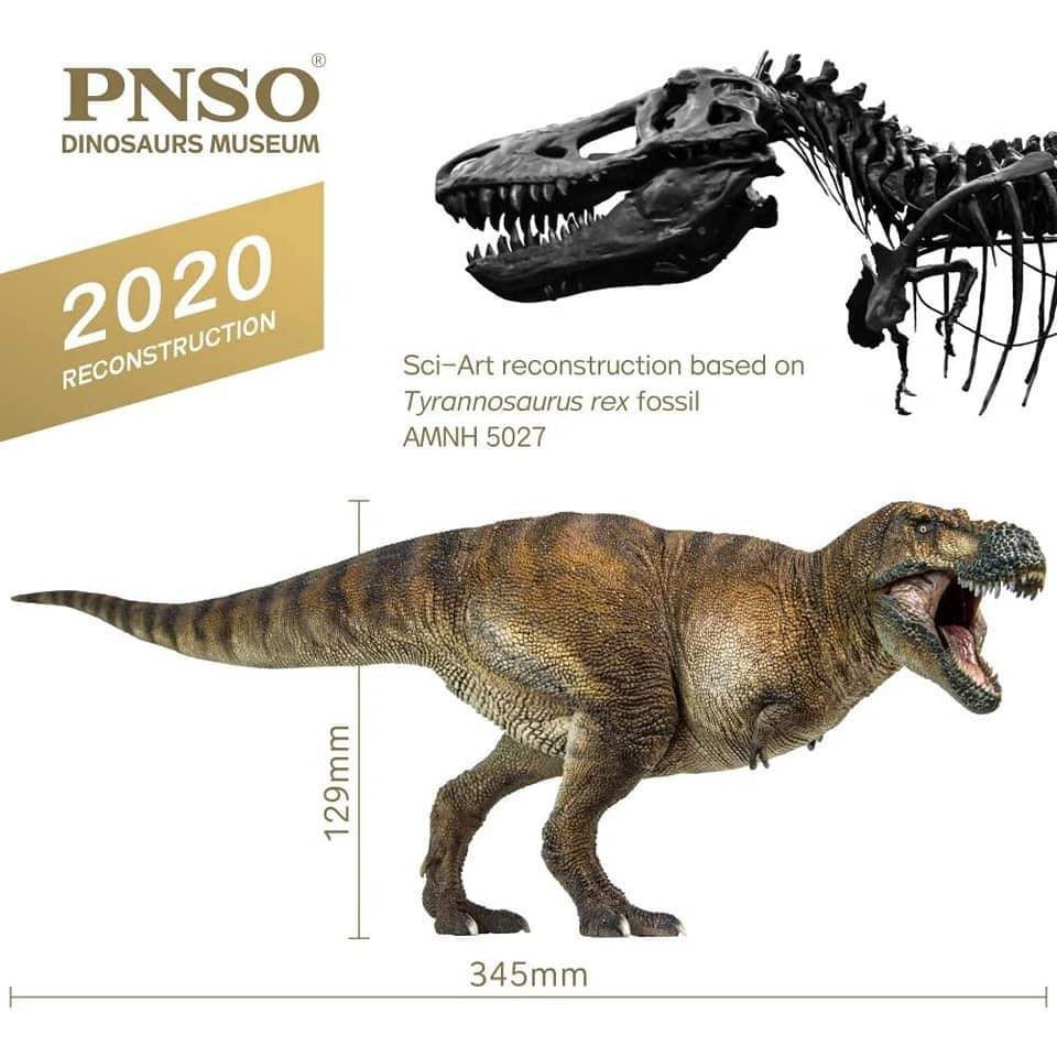 [พร้อมส่งจากไทย ถูกที่สุด] Pnso Dinosaur Museum Tyrannosaurus Wilson 1:35 Science and Art Model ...