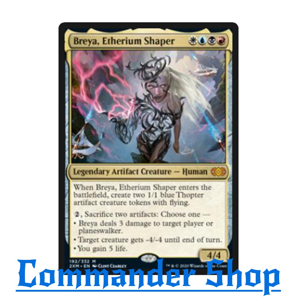 Breya, Etherium Shaper (Legendary Artifact Creature - Human) White Blue ...
