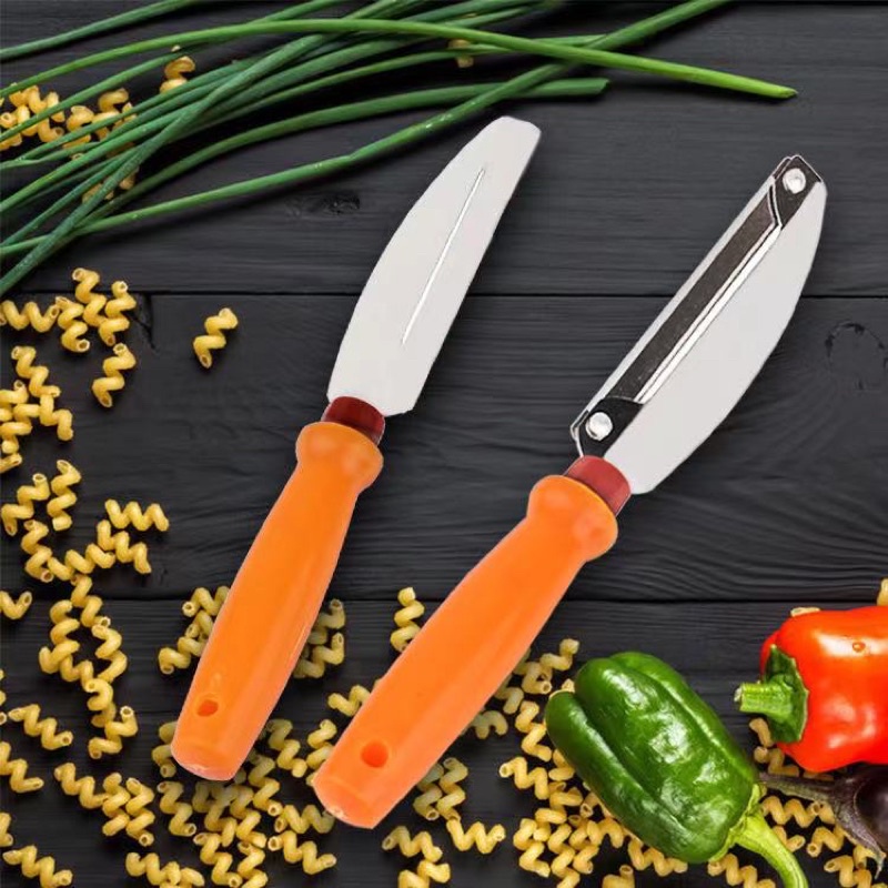 มีดปอกเปลือกผลไม้ คม ดี คุณสมบัติ2ด้านแกต่างกัน/yello-nife | Shopee ...