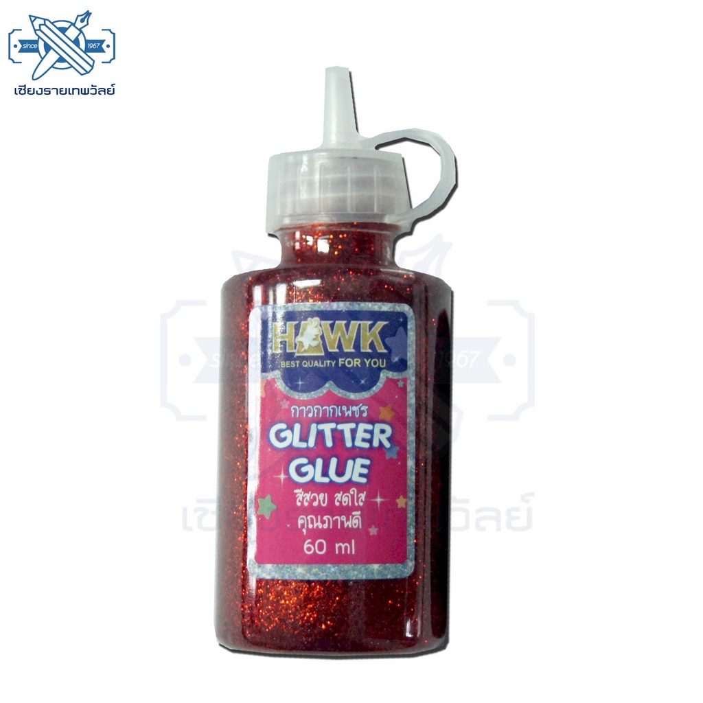 Hawk กาวกากเพชร Glitter Glue ขนาด 60 ml. | Shopee Thailand