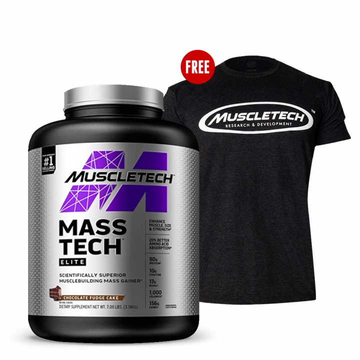 MuscleTech™ Performance Series NEWMASS-TECH 7 LBS FREE T-SHIRT (เวย์ ...