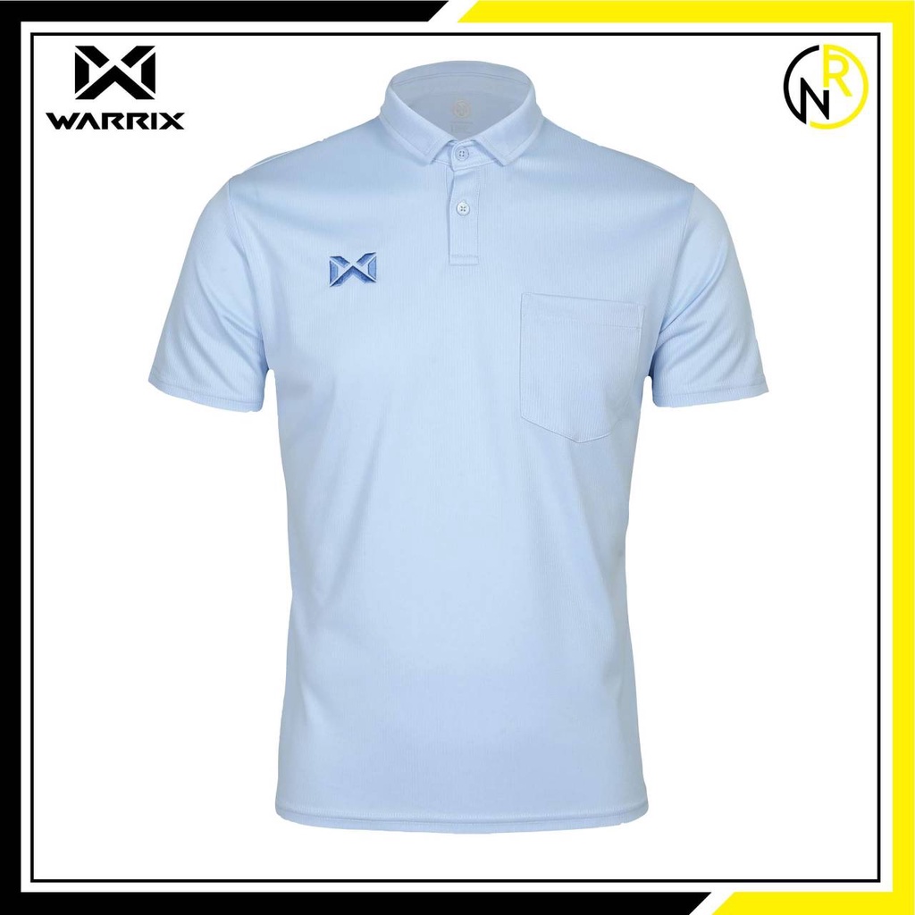 WARRIX มีกระเป๋า เสื้อโปโล 221PLACL30 เสื้อคอปกมีกระดุมมีกระเป๋า | Shopee Thailand