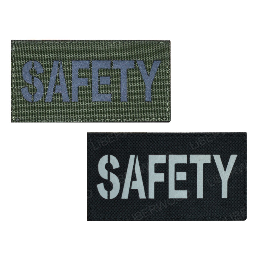 Infrared Reflective SAFETY Patch Fastener Safety Patch Firefighter ...