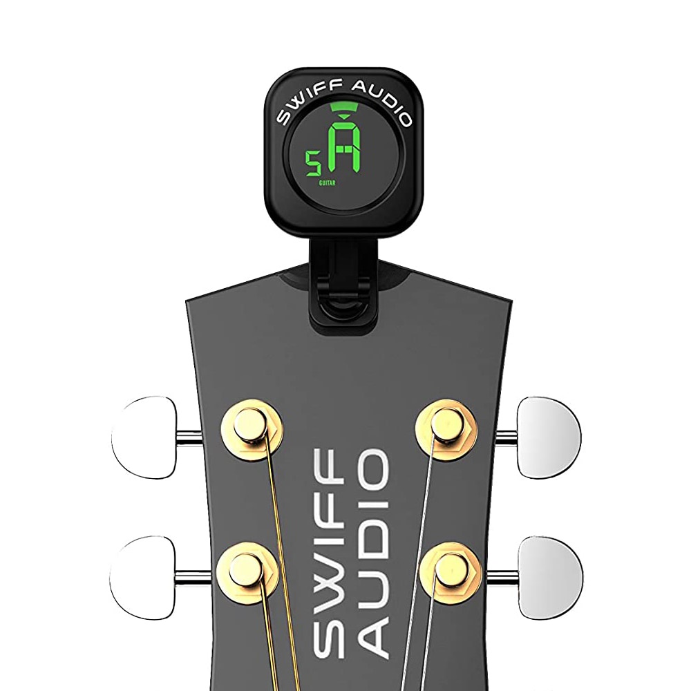 Swiff AUDIO A12-CS จูนเนอร์ แบบคลิปหนีบ สําหรับกีตาร์ไฟฟ้า เบส อูคูเลเล ...