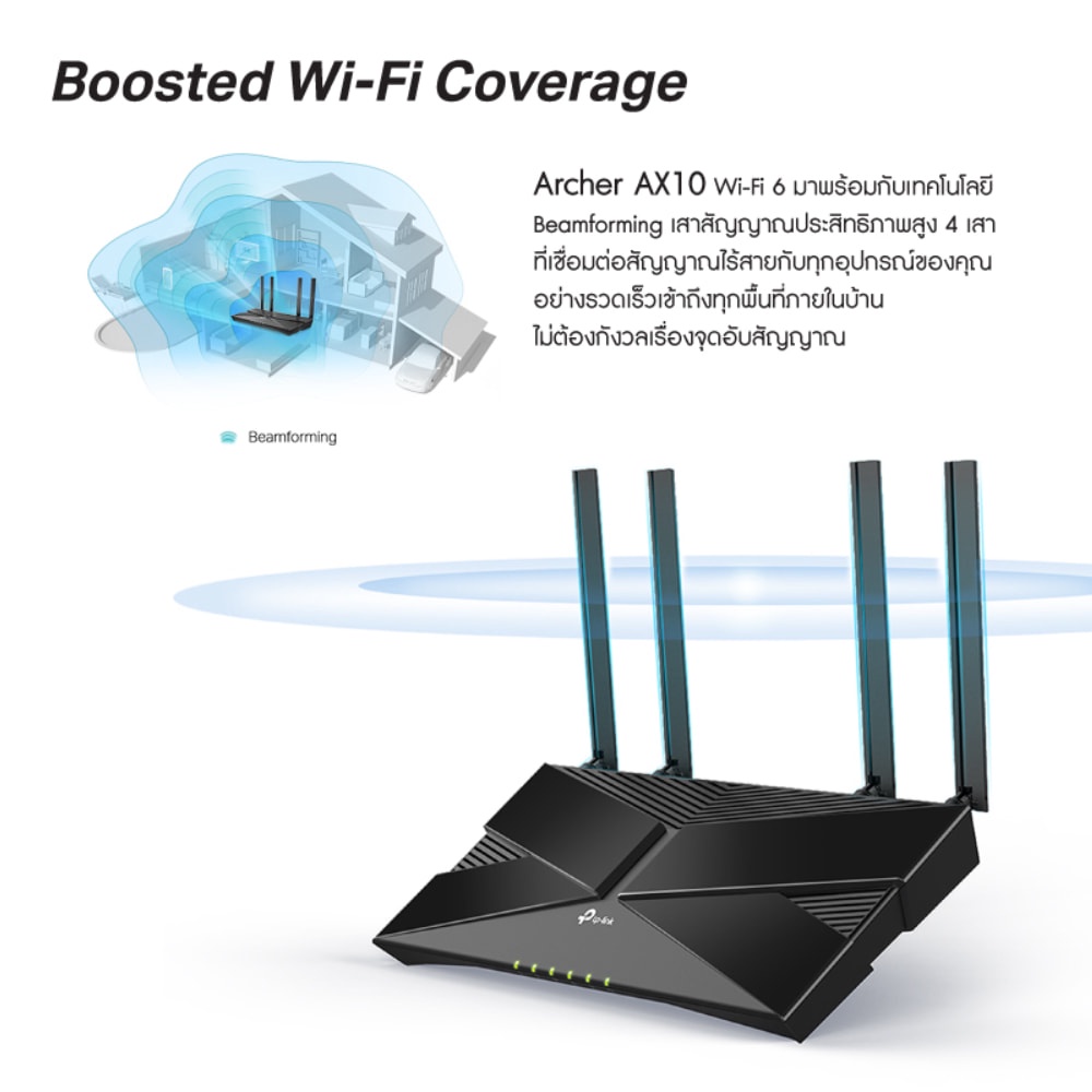 TP-Link Archer AX10 Wifi Router ที่สุดของ Wi-Fi 6 เราเตอร์ (ไม่รองรับ ...