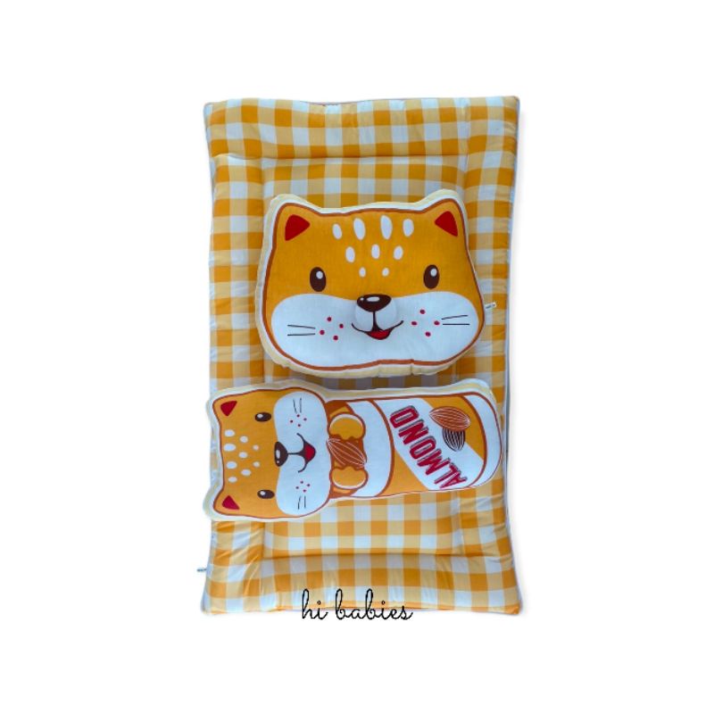 Hi Babies เชตที่นอนเด็กแรกเกิด 3 ชิ้น ขนาด 22x36 นิ้ว ลาย สัตว์แฟนซี ...