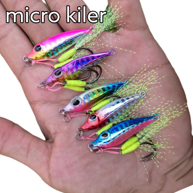 Micro jig เหยื่อ 7g 10g 15g โลหะ jig kiler umpna jig casting เหยื่อ ...