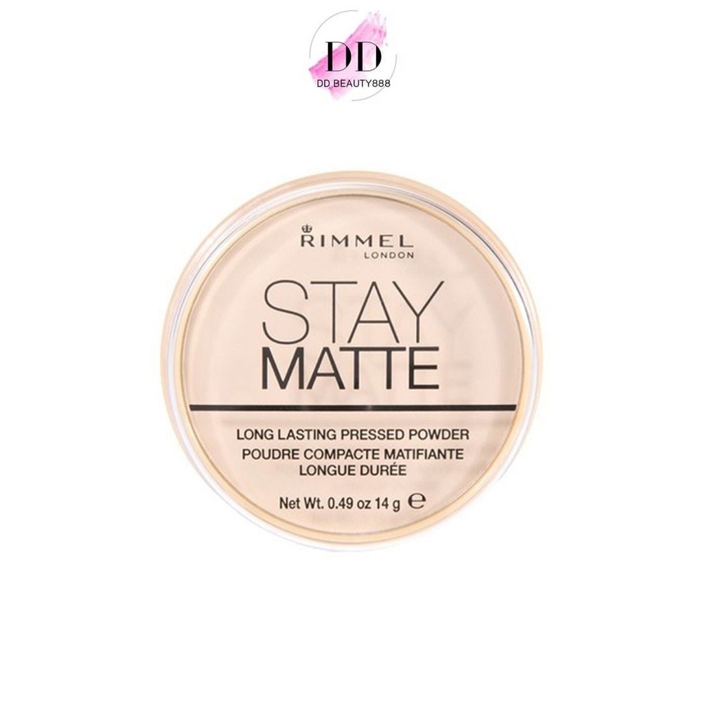 แป้งเทพคุมมัน Rimmel Stay Matte Pressed Powder สี Translucent | Shopee ...