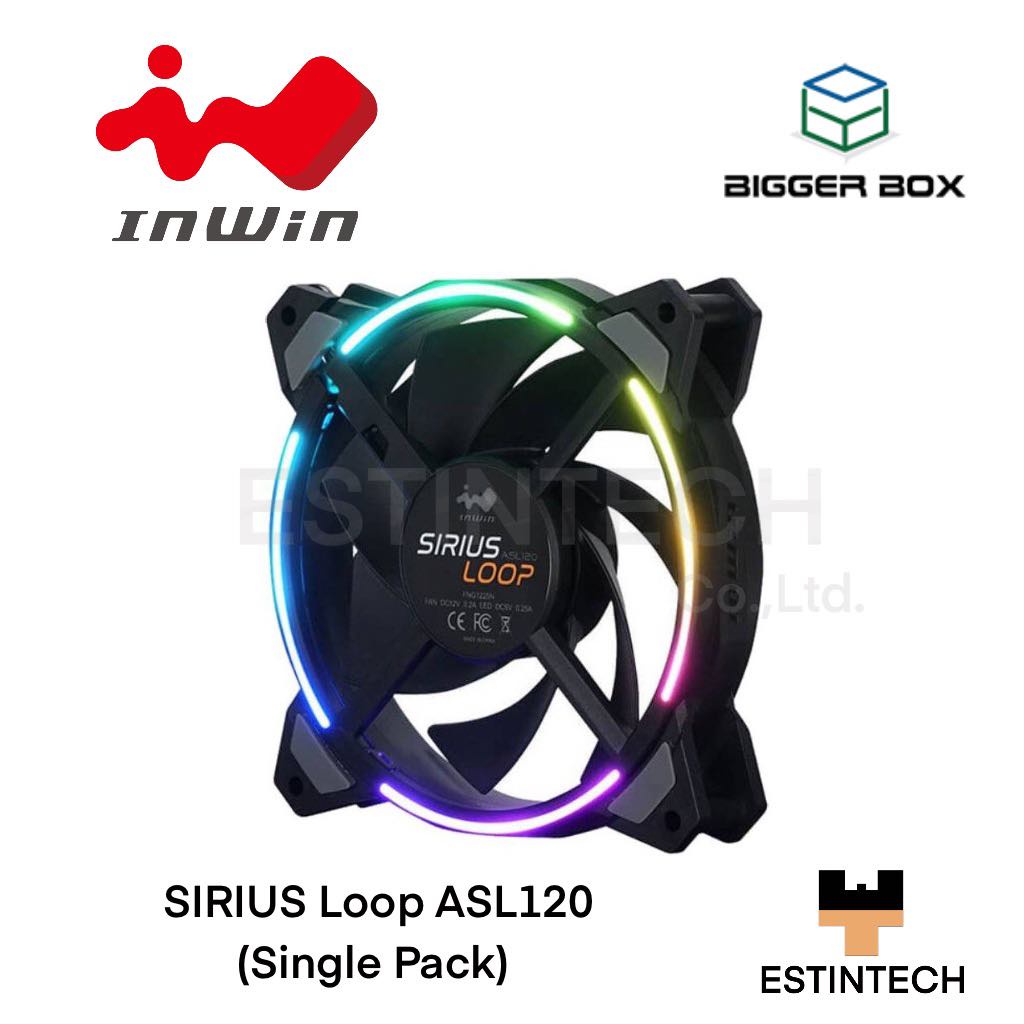 CASE FAN (พัดลมเคสคอมพิวเตอร์) InWin SIRIUS Loop ASL120 (Single Pack ...