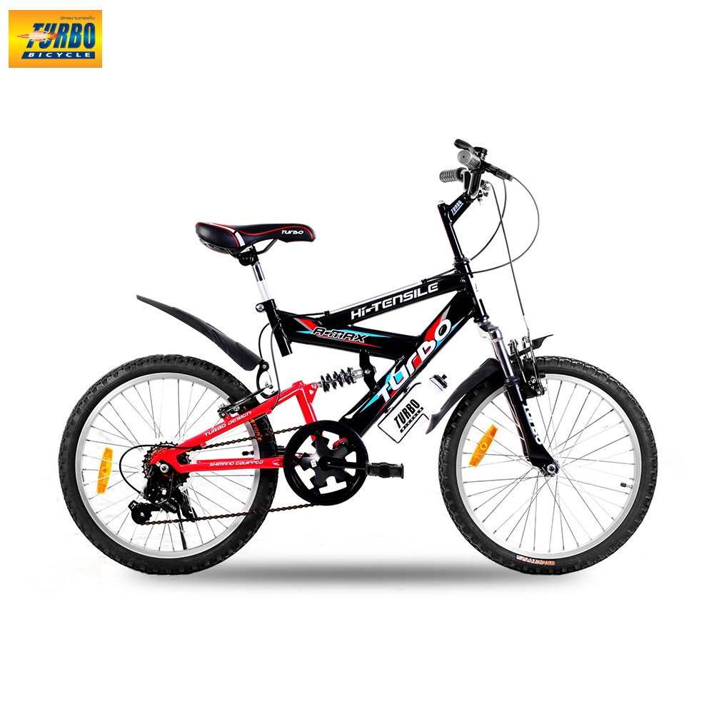 จักรยานเทอร์โบ รถจักรยานเด็ก TURBO BICYCLE รุ่น 20" A-MAX SHIMANO 6 ...