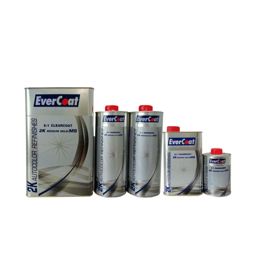 แลคเกอร์ Evercoat Clearcoat 2K MS (CC-200E) 2:1 เงาวับ ฉ่ำลึก พ่นง่าย ...