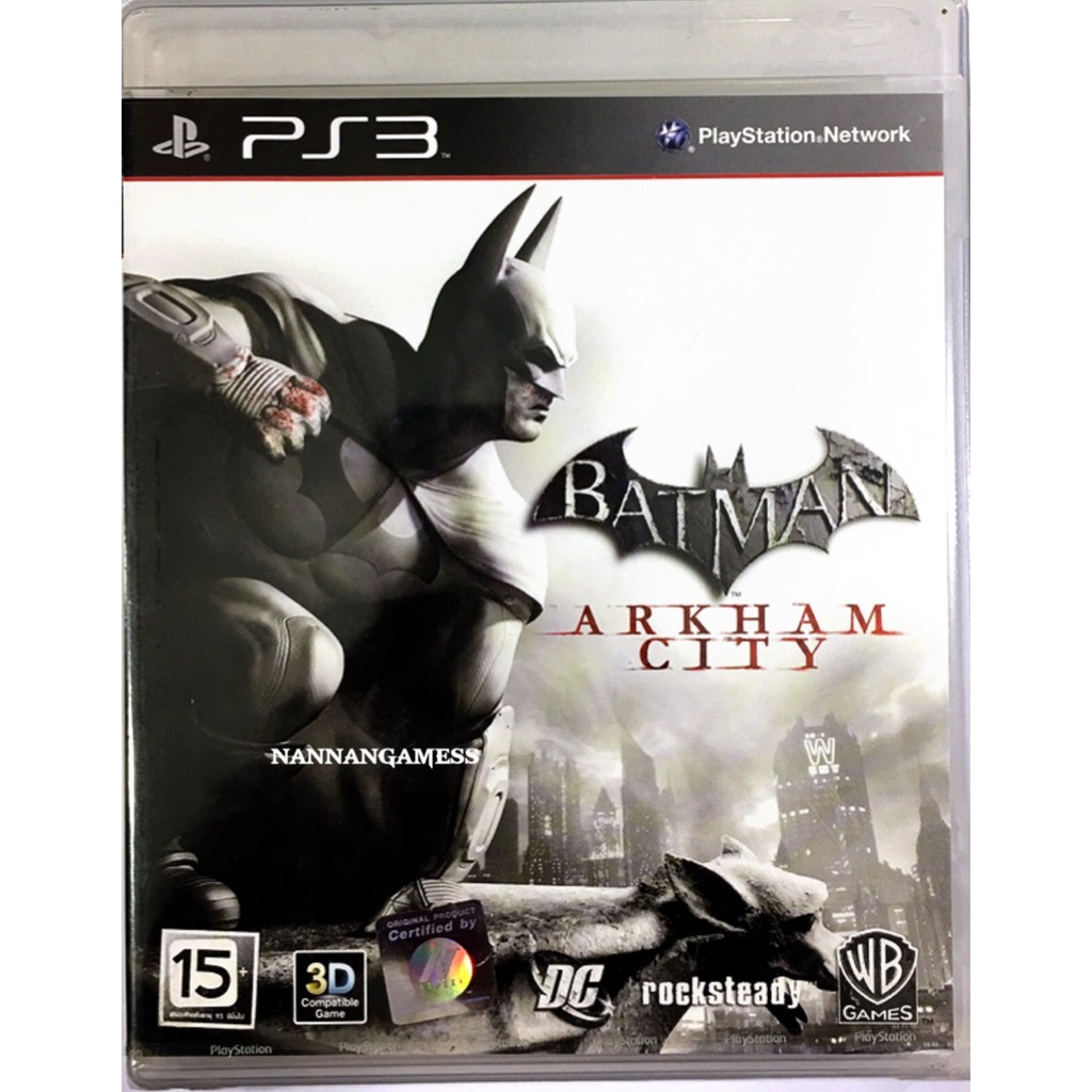 PS3 Batman Arkham City ( Zone 3 / Asia / English ) แผ่นเกมส์ ของแท้ มือ ...