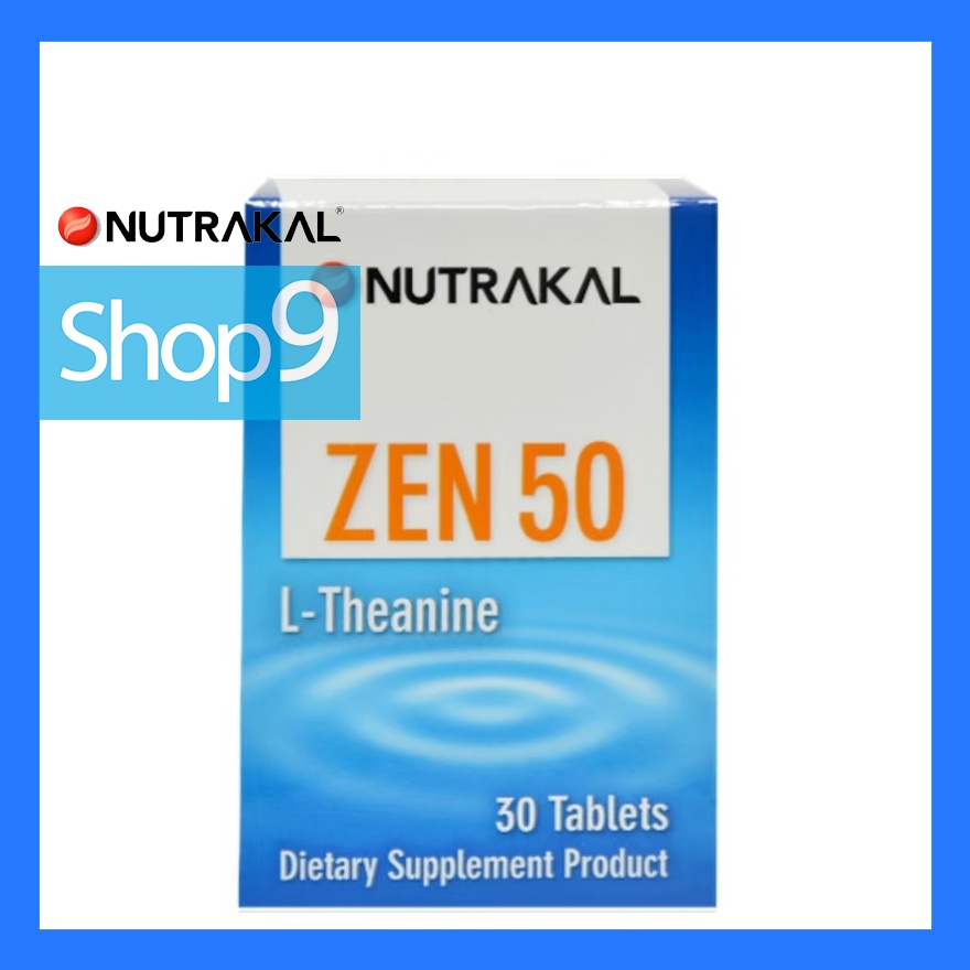 NUTRAKAL ZEN 50 L-THEANINE (30 TABLETS) นูทราแคล เซ็น 50 (30 เม็ด ...