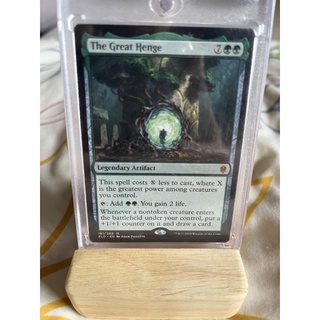 การ์ด MTG The Great Henge Green Magic the gathering EDH Rare รุ่น ...