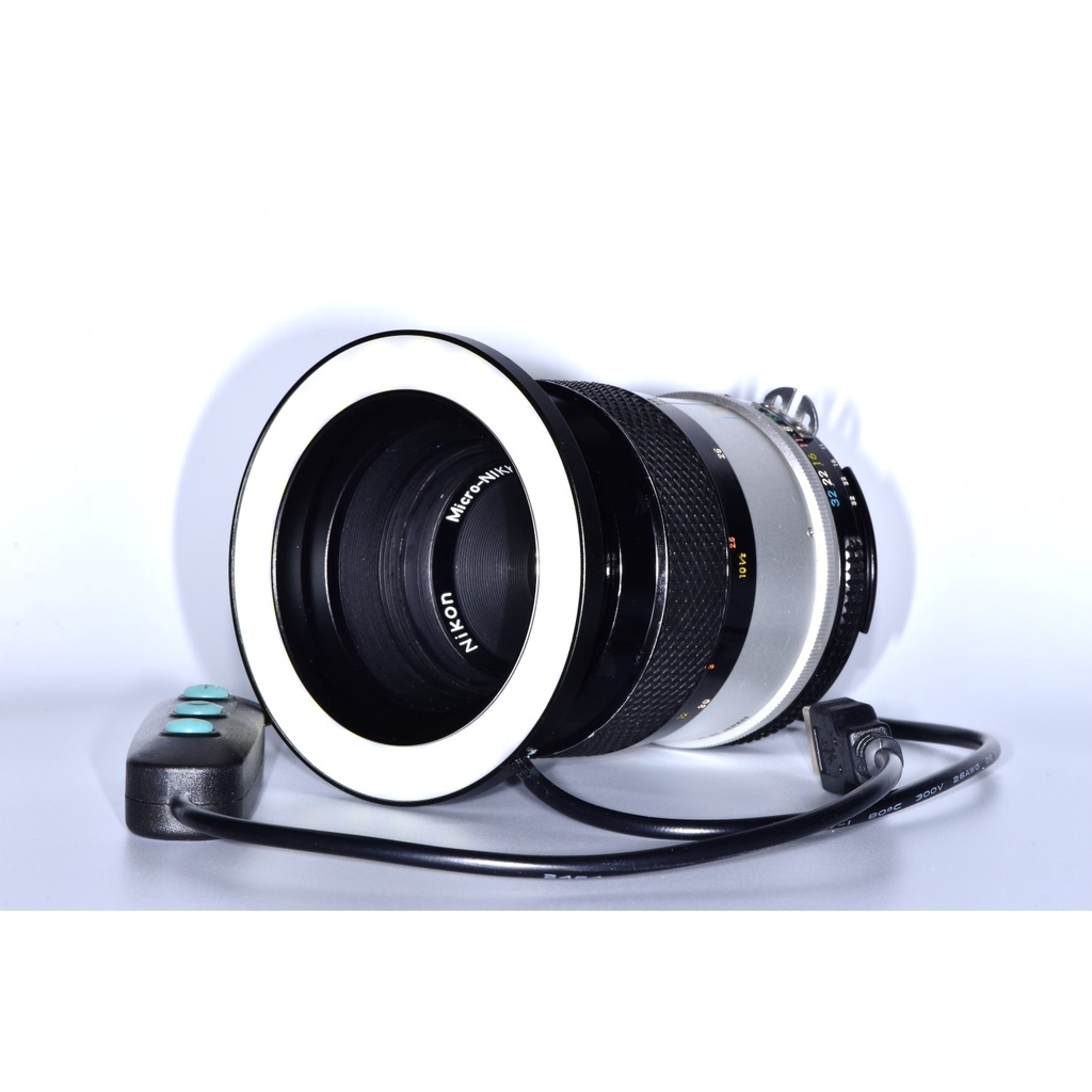 เลนส์มาโคร NIKON 55mm Micro-NIKKOR-P Auto 1:3.5 f=55mm พร้อมไฟวงแหวนLED | Shopee Thailand