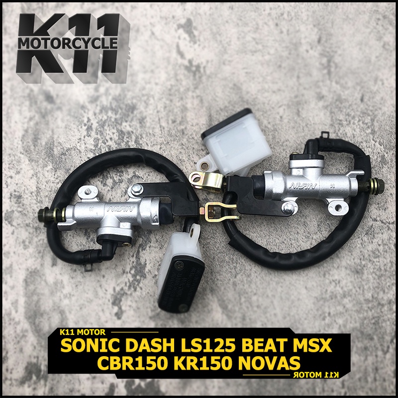 แม่ปั๊มเบรคหลัง ปั้มกระทุ้ง Sonic Dash Ls125 Beat Msx Cbr150 Kr150 NOVAS ปั้มเบรคหลัง ปั้ม ...