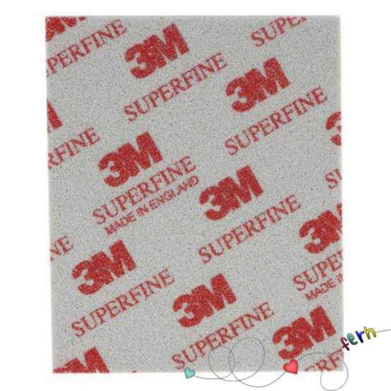 3M Superfine ฟองน้ำกระดาษทราย สำหรับงานขัดสีรองพื้น หรืองานตกแต่ง ...
