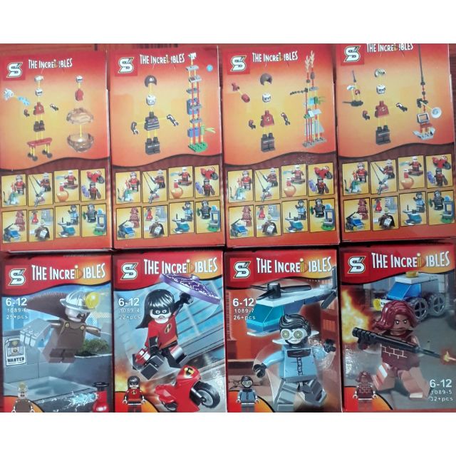 !เลโก้ตัวต่อ!!ฮีโร่ THE INCRE iD IBLES ชุด 8 กล่อง น่าเล่นน่าสะสม ...
