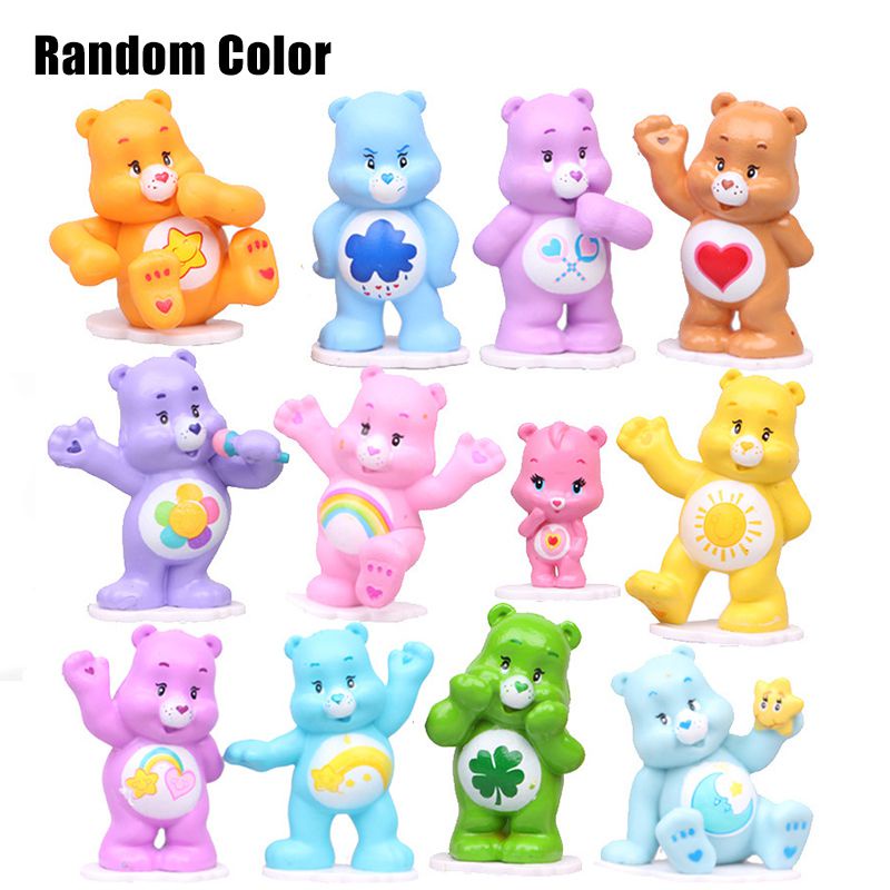Care Bears ตุ๊กตาฟิกเกอร์น่ารักสําหรับของขวัญเด็กสนุกและเวลาเล่น ...