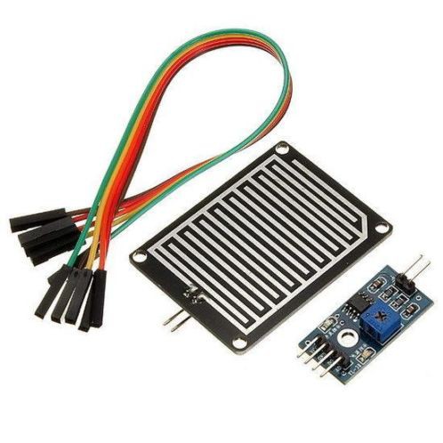 เซนเซอร์น้ำฝน ความชื้น Rain / Water Detection Sensor Module พร้อมสาย สำหรับ Arduino | Shopee ...