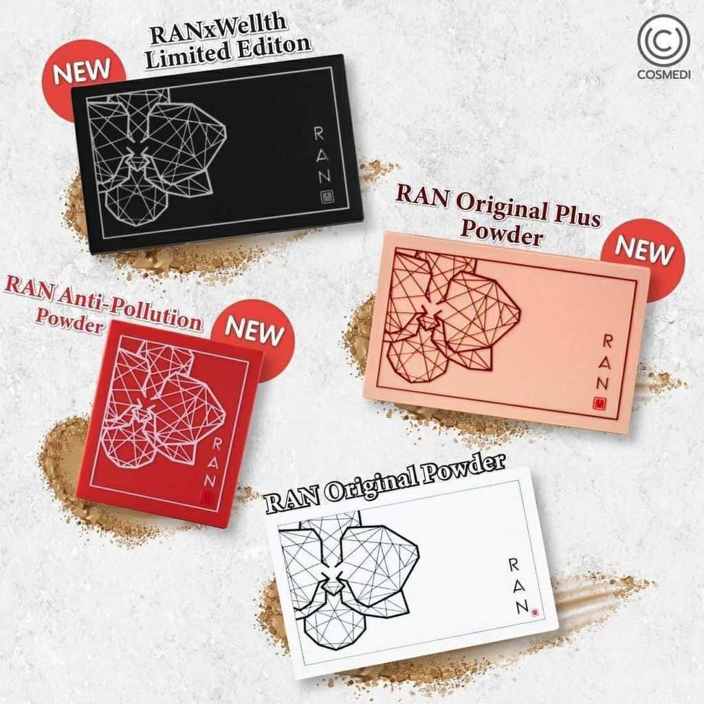 RAN POWDER แป้งผสมรองพื้น ติดทนนาน บางเบา แต่ปกปิดได้ดีเยี่ยม | Shopee ...