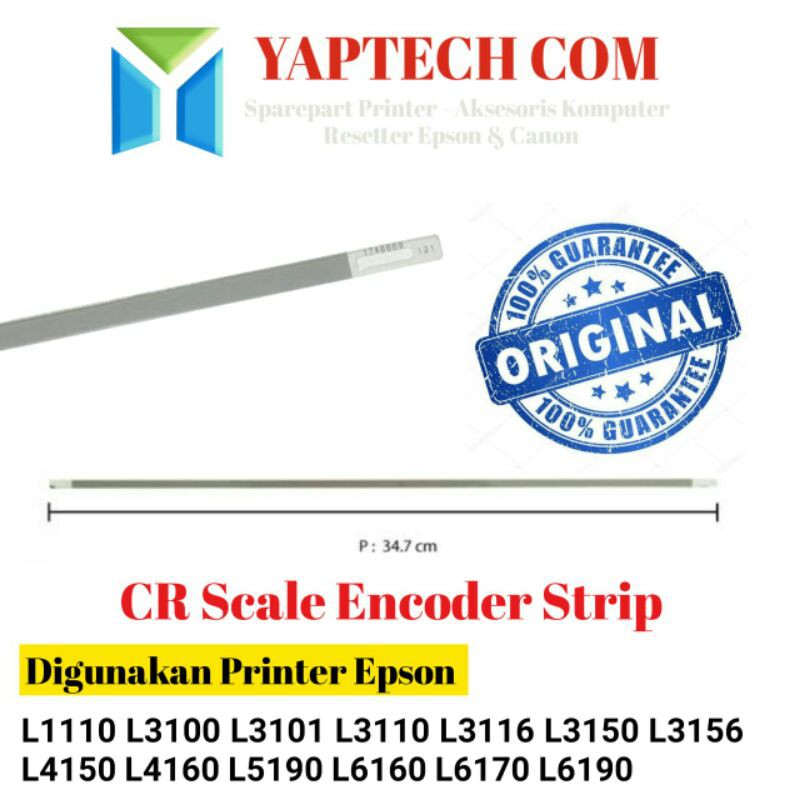 Cr Scale Strip Encoder ริบบิ้นยาว Epson L1110 L3110 L3150 L3160 L4150 ...