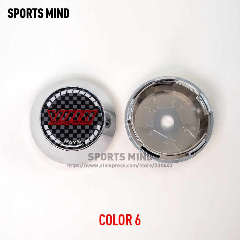 4 ชิ้น/ล็อต 65 มม.ล้อกลางหมวกสําหรับ VOLK RAYS ญี่ปุ่น VOLK RACING ...