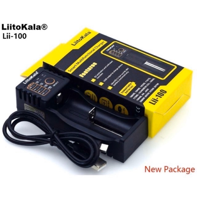 เครื่องชาร์จ Liitokala Lii-100 เป็นได้ทั้งที่ชาร์จและเพาเวอร์แบงค์ ...