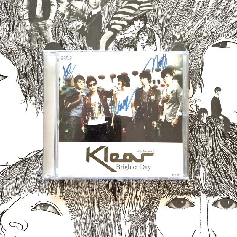 CD ซีดีเพลง Klear - Brighter Day มีลายเซ็นต์ | Shopee Thailand