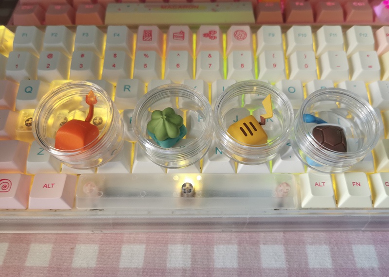 【KEYCAP】Pikachu ปุ่มกดคีย์บอร์ด พลาสติกเรซิ่น ลายปิกาจู โปเกม่อน R4 OEM ...