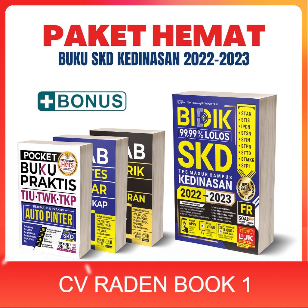 ใหม่ล่าสุด- OFFICIAL BOOK 2022-2023 BIDIK 99.99% PASS SKD OFFICIAL ...