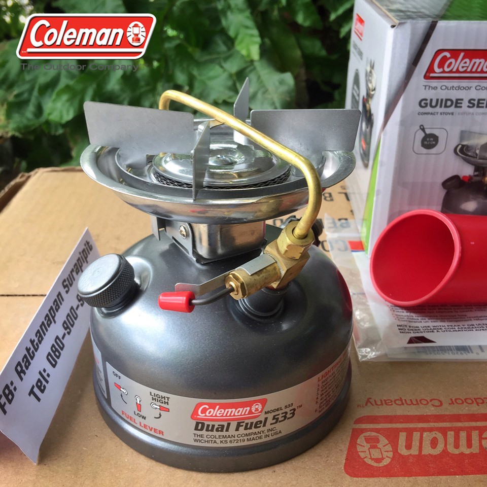 COLEMAN Dual Fuel 533 เตา เตาน้ำมัน โคลแมน camp แคมป์ camping แคมปิ้ง ...