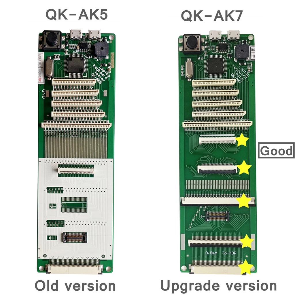 ใหม่ QK-AK7 QK-AK5 เครื่องทดสอบคีย์บอร์ดแล็ปท็อป อินเตอร์เฟซ USB พร้อม ...